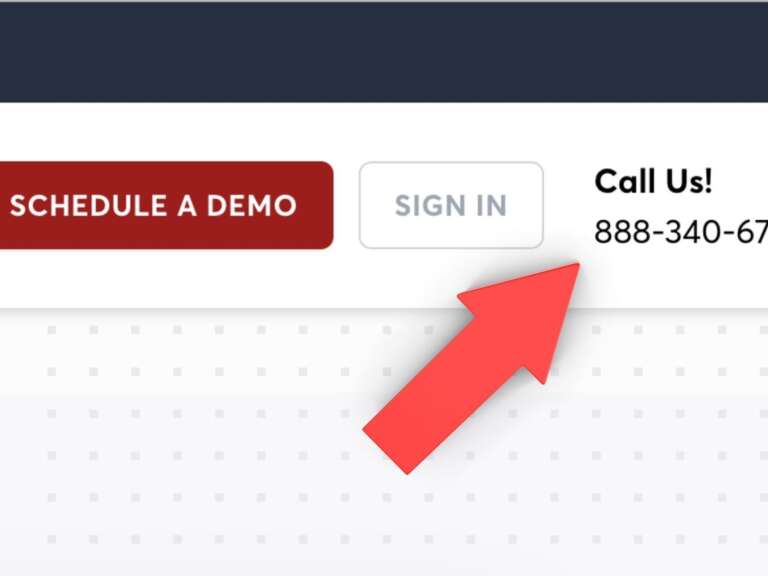SEO Best Practices: Is There a Clickable Phone Number in the Header?